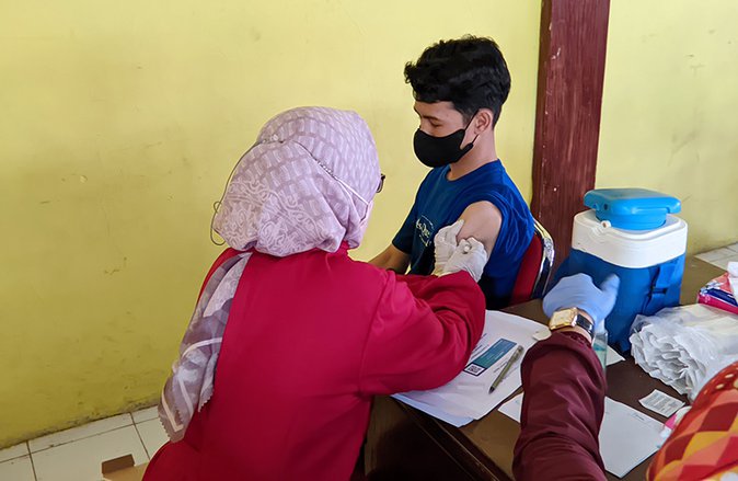 Stok Vaksin Booster Sebagai Persyaratan Mudik Kabupaten Ponorogo Melimpah